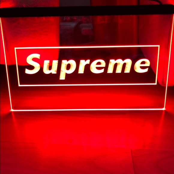 Other | Supreme Led Neon Light Sign 8x12 | Poshmark